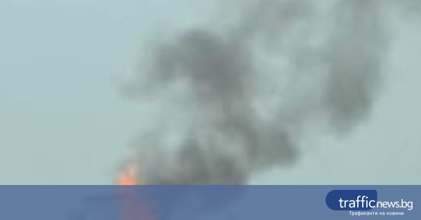 Камион гори на АМ "Струма" - trafficnews.bg